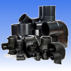 Welded PE fittings for pressure PE piping systems